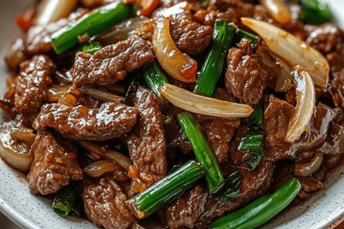 Easy Chinese Beef and Onion Stir-Fry Recipe
