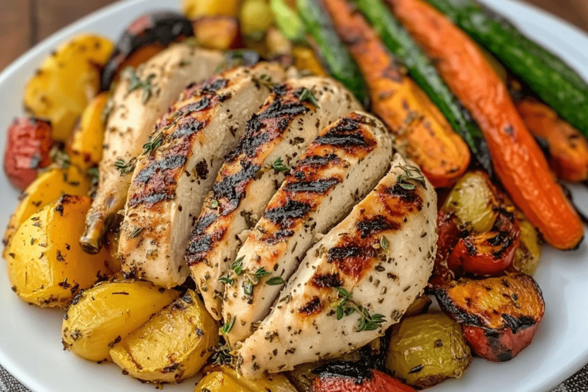 Irresistible 5-Star Grilled Garlic & Herb Chicken with