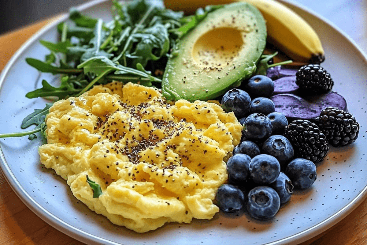 5-Minute Ultimate Nourishing Breakfast Plate with Scrambled